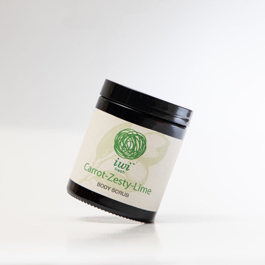 Carrot Zesty Lime Body Scrub | iwi fresh Garden Day Spa